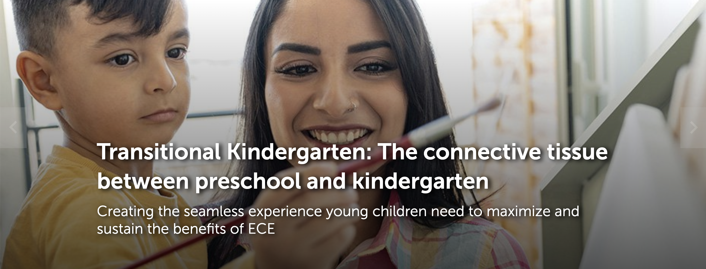 Transitional Kindergarten: The connective tissue between preschool and ...