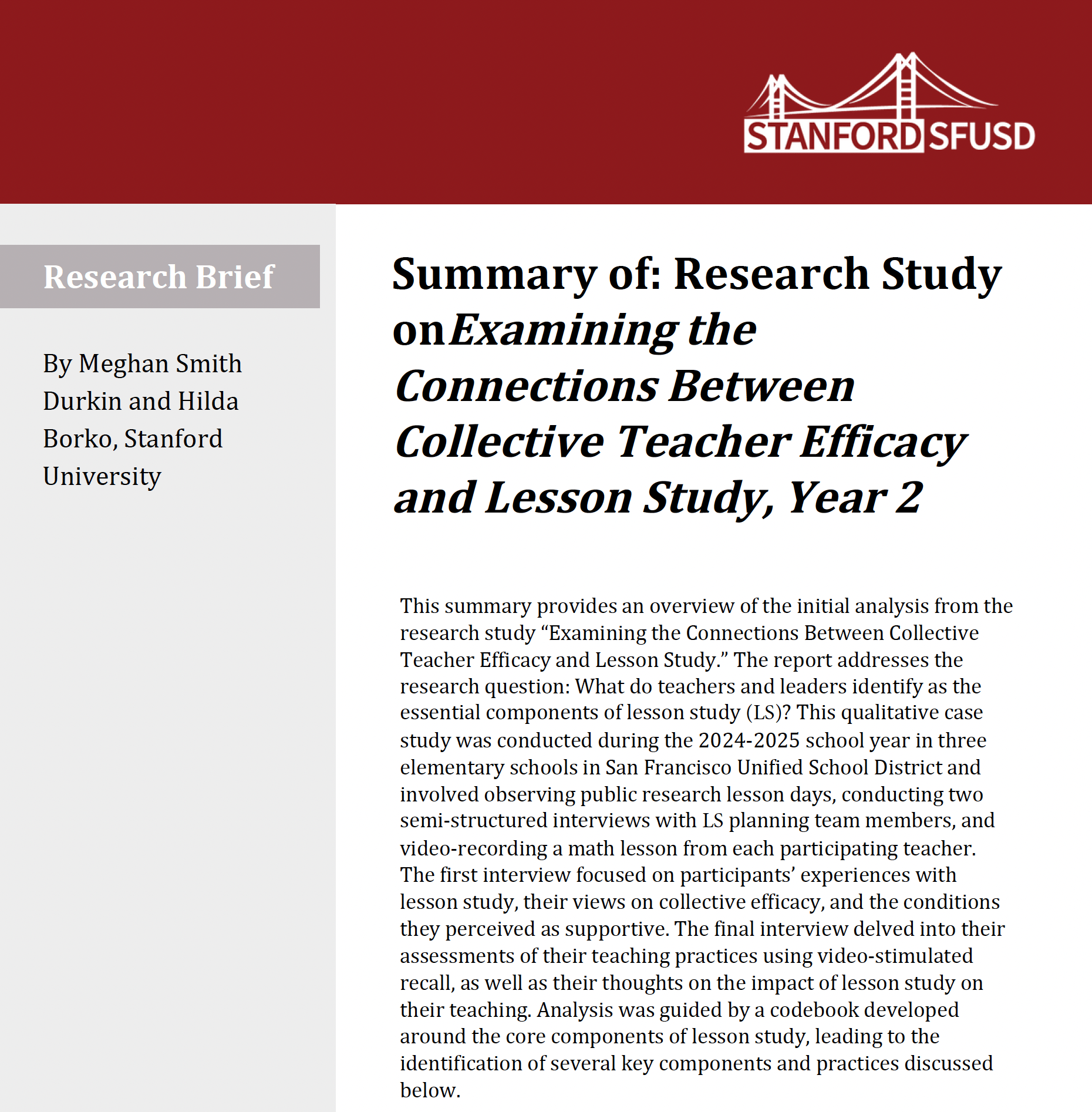 Summary of: Research Study on Examining the Connections Between ...