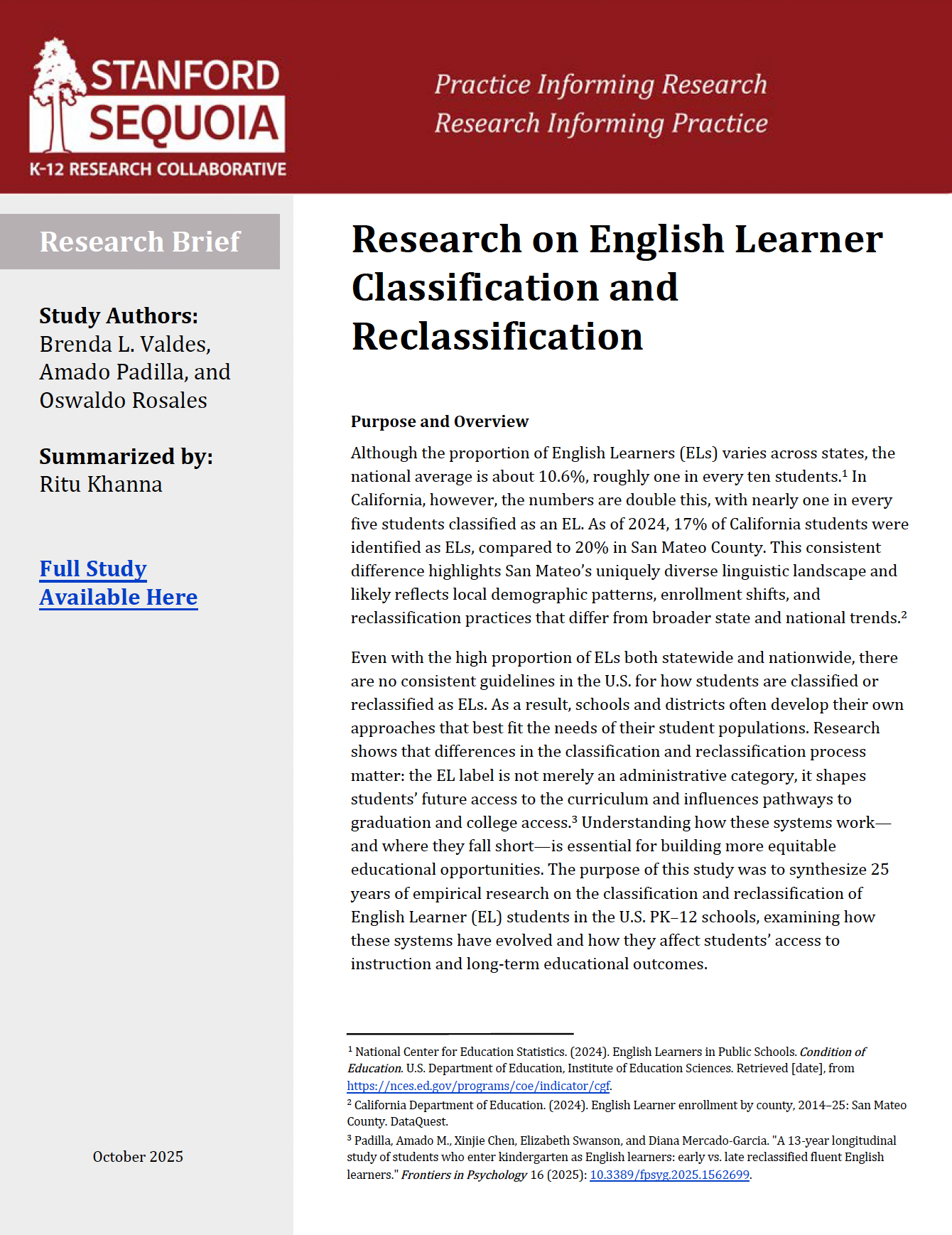 Research on English Learner Classification & Reclassification ...
